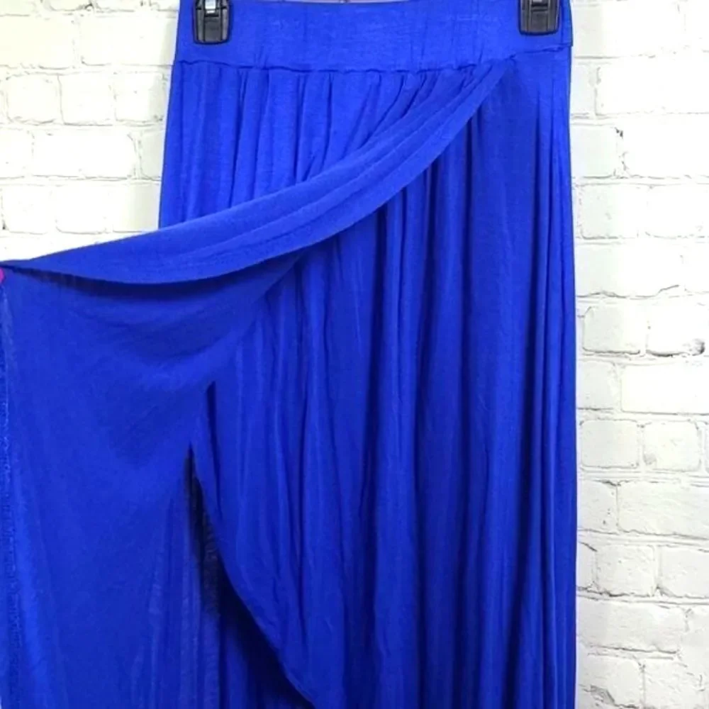 new directions | Skirts | New Directions Royal Blue Tulip Midi Skirt ...